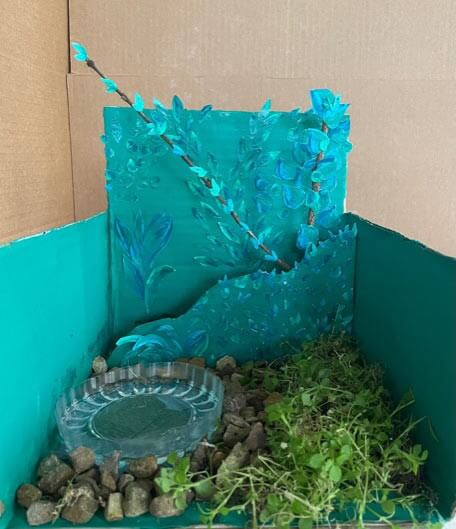 Linden New Art - Tranquil Landscape Diorama